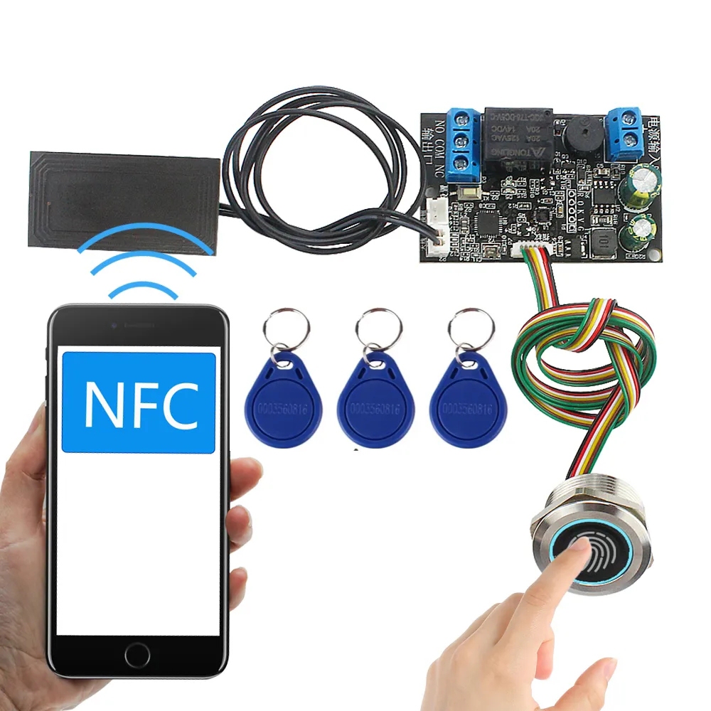 Fingerprint identification control board mobile phone NFC induction ...