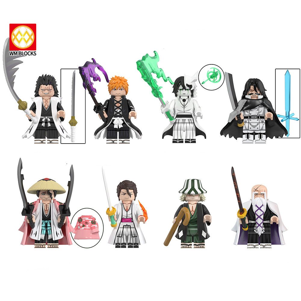 Building Blocks Anime Block Figure Toys BLEACH Figures Ichigo WM6164 ...