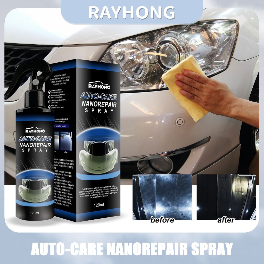 RAYHONG Nano Auto Scratch Removal Spray Repair Polishing Ceramic ...
