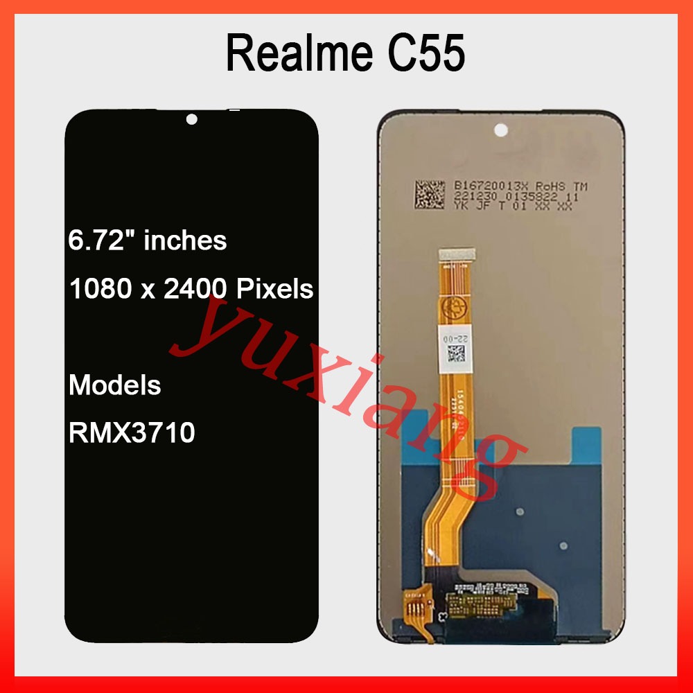 Original Realme C51 C53 C55 LCD Display Touch Screen Replacement | Shopee Philippines