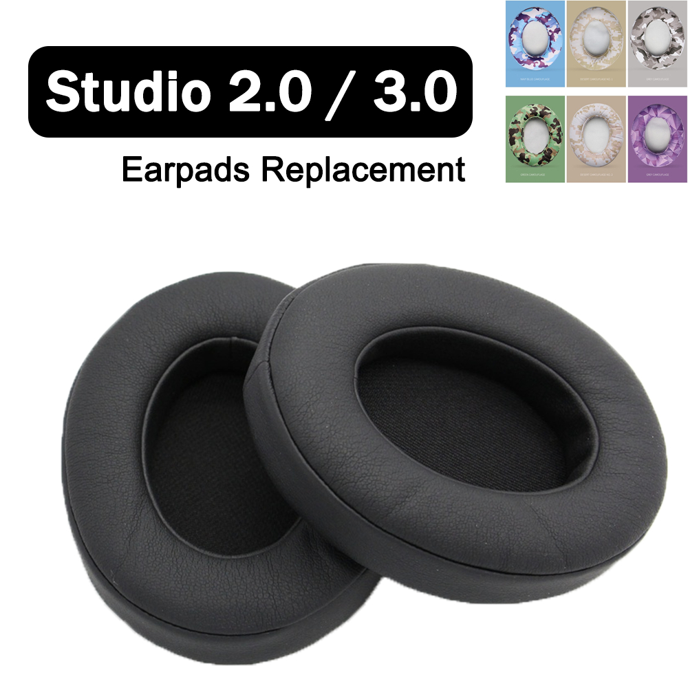 1 Pair Ear Pads for Studio 2.0 / 3.0 Wired/Wireless Headphone EarPad ...