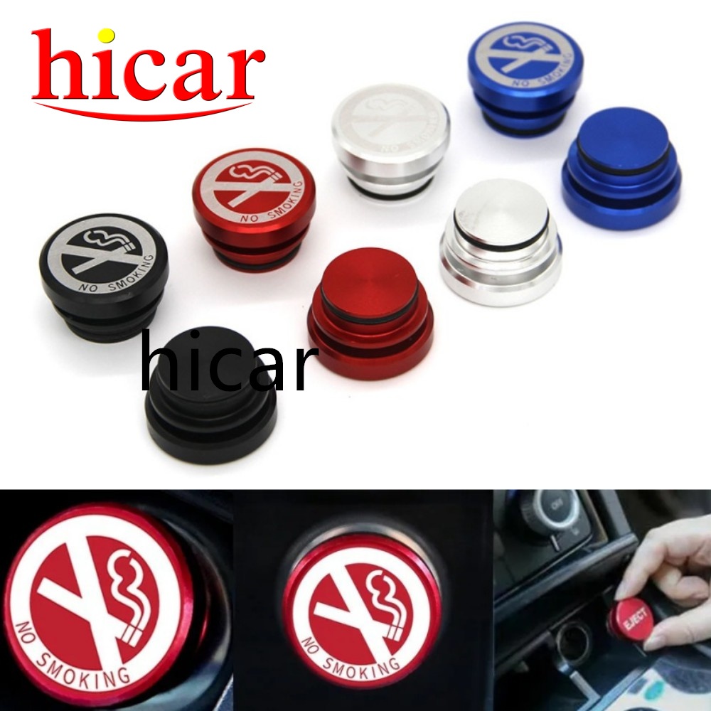 Car JDM style Cigarette Lighter Plug NO SMOKING Button Aluminum ...