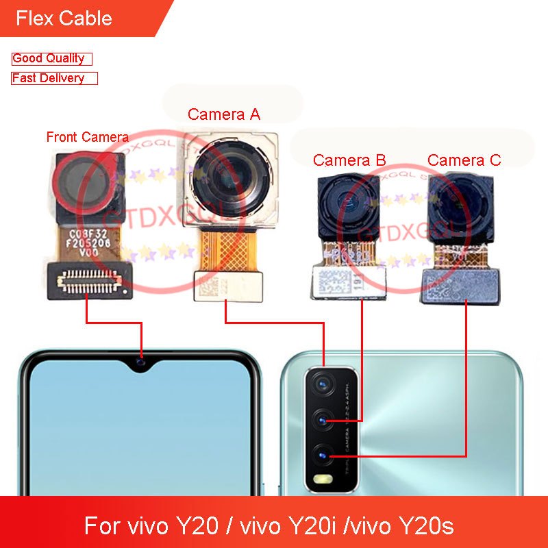 Original Front Camera For vivo Y20 Y20i Y20s Main Facing Camera Module ...