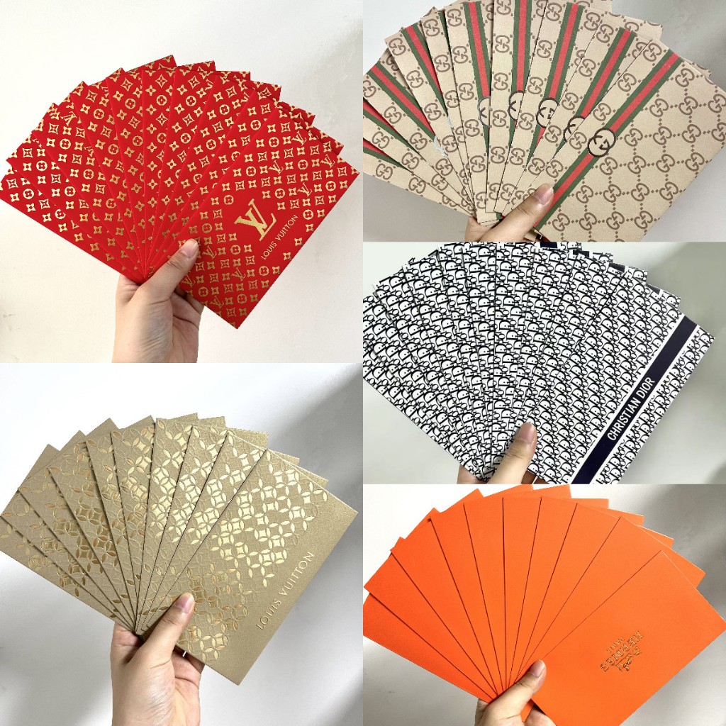 10pcs/box Angpao Red Envelopes Red Packet Xmas Christmas Gift New Gift ...