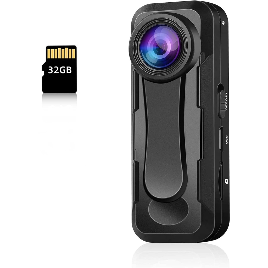 BOBLOV Body Camera W1 HD 1080P Body Worn Camera Wearable Body Camera ...