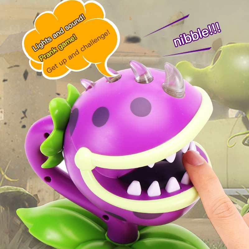 Plants vs. Zombies Biting Fingers Sound And Light Game Funny Toy For ...