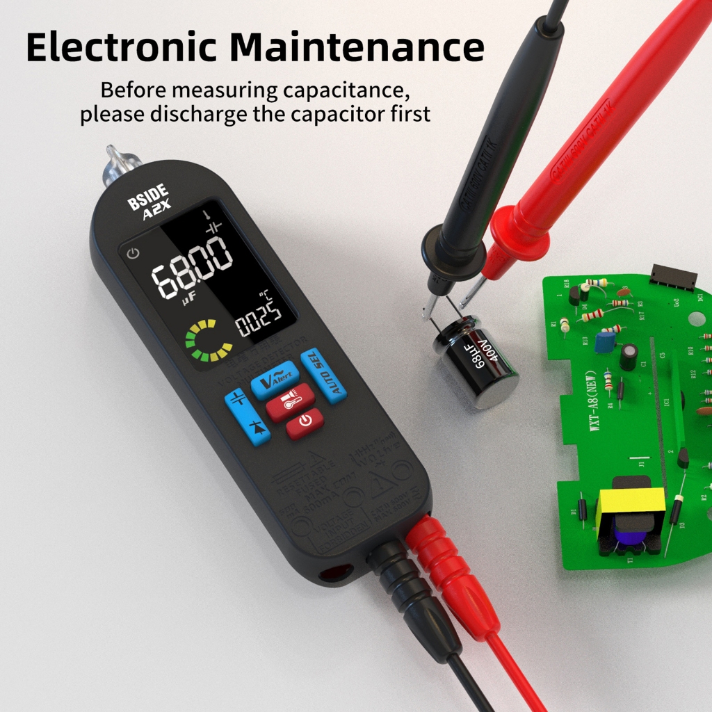 Bside Automatic Smart Digital Multimeter Dc Ac Current Continuity