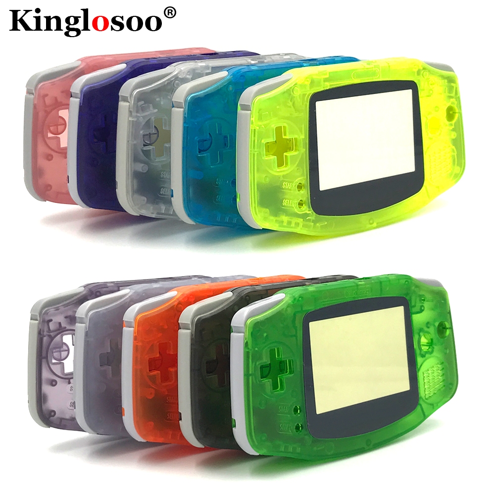 Clear full set shell cover for Game Boy Advance GBA housing case ...