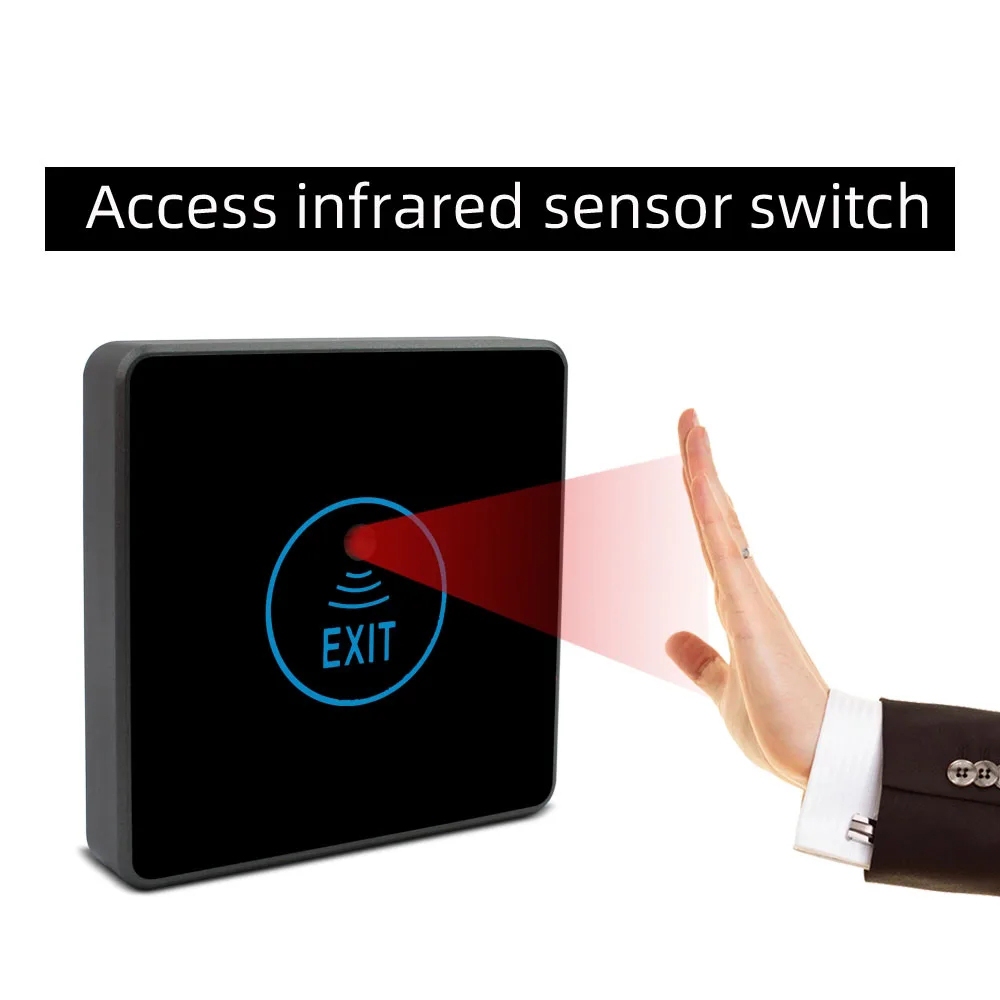 Access control infrared sensor Exit Button DC12Vself-resetting exit ...