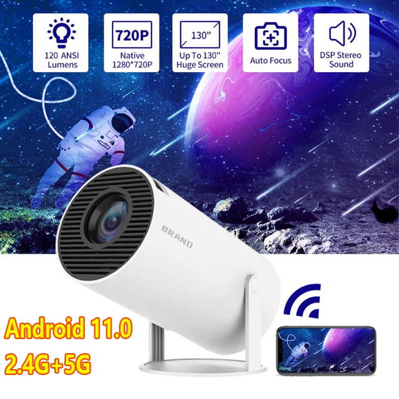 Projectors 4K MINI Projector TV WIFI Portable Home Theater Cinema HDMI ...