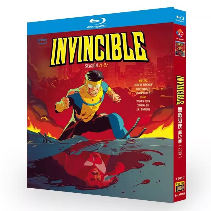 2023 Blu Ray Anime Invincible Season 1 Season 2 1080p Hobby Collection