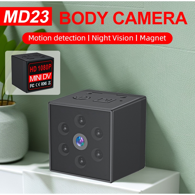 MD23-1 Mini Camera Camcorder Portable Small HD Nanny Cam 1080P Sports ...