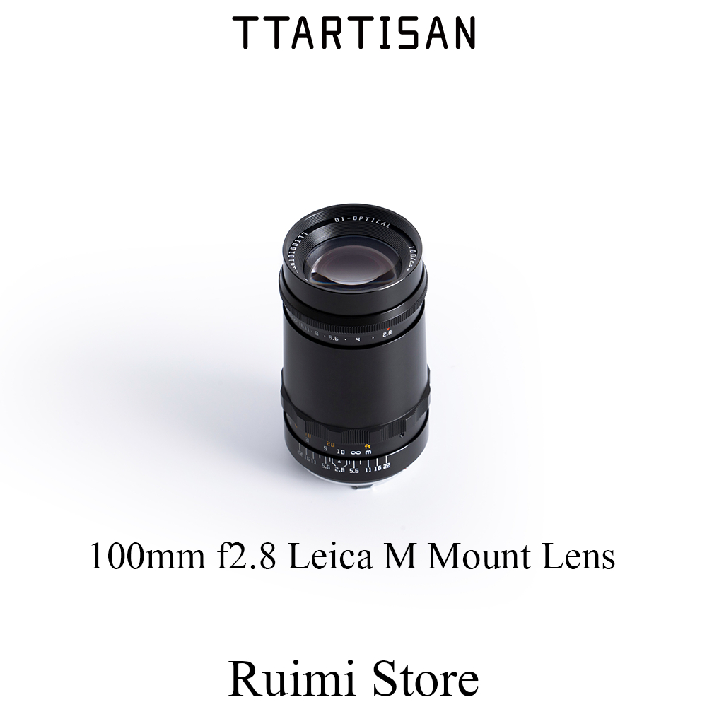 TTArtisan 100mm F2.8 Bubble Bokeh Full Frame Lens for Leica M-Mount Cameras M M240 M3 M6 M7 M8 ...