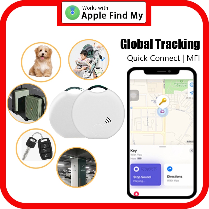 GPS Pet Positioning Tag Tracker Kids Luggage Key Finder Smart Tracking ...