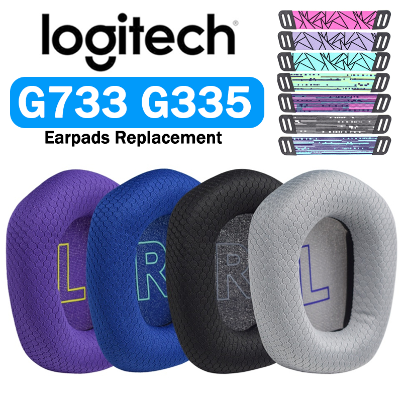 Professional Earpads Cushions for Logitech G733 G335, Headband ...