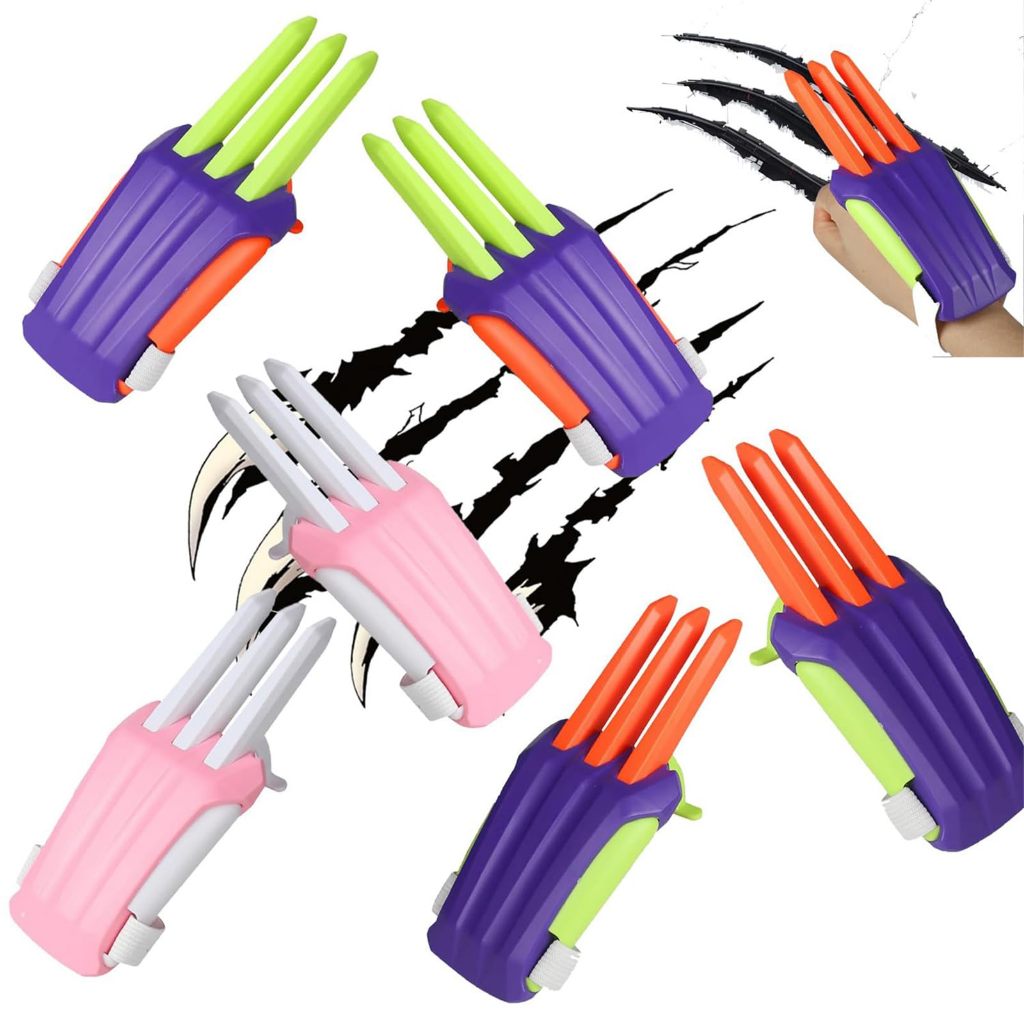 3D Gravity Knife Fidget Toy, Plastic Claws Toy Knife Retractable ...