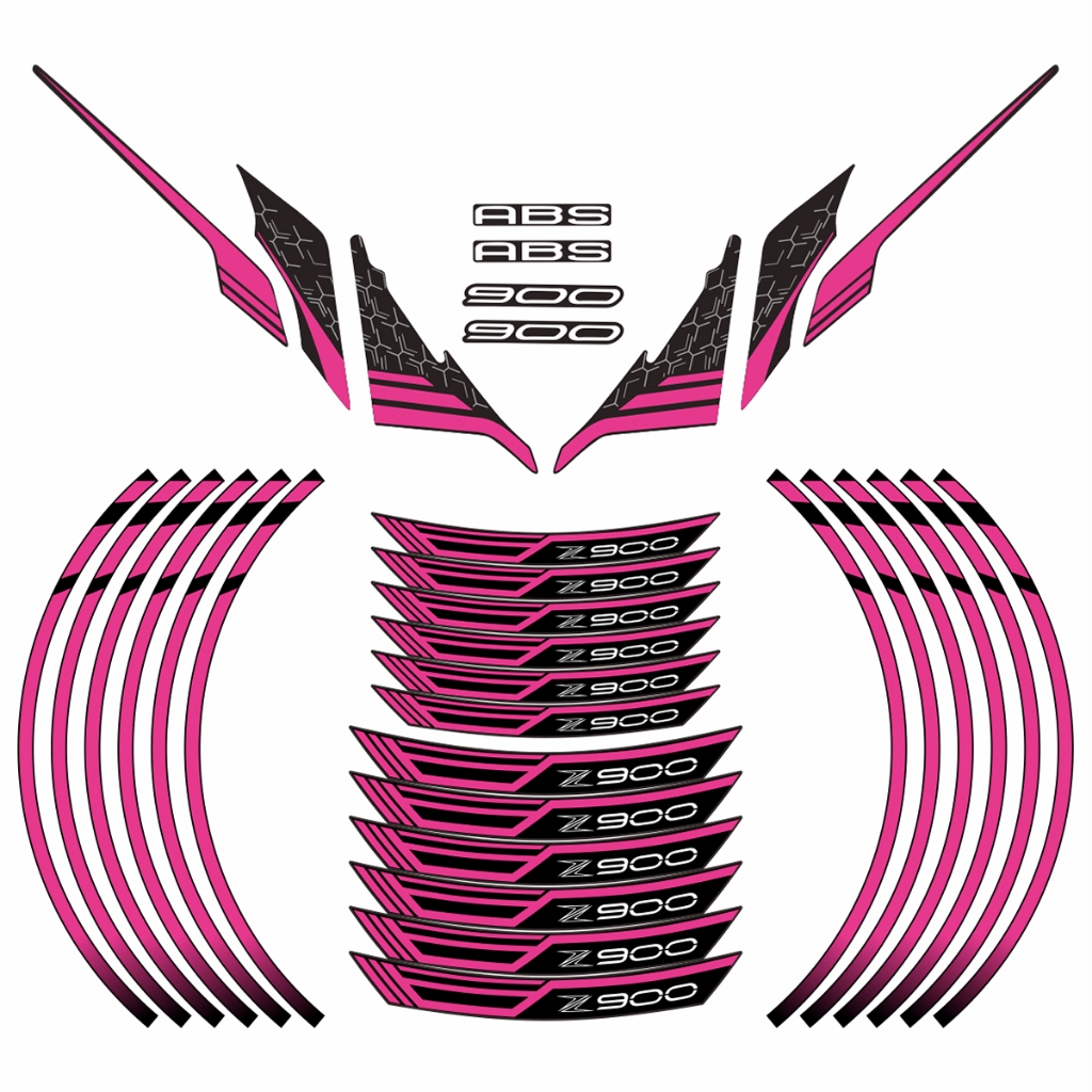 kawasaki z900 sticker for motorcycle body & wheel rim decals decorate ...