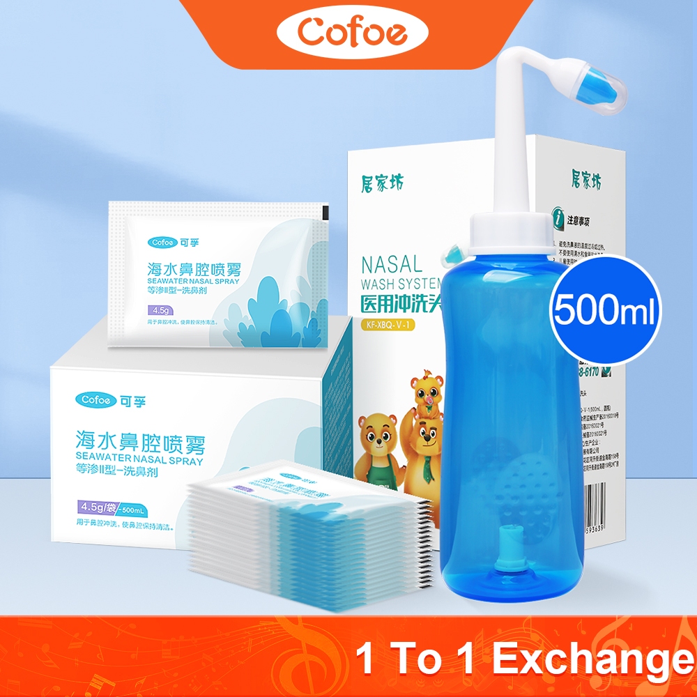 Cofoe Nasal Wash System Nose Cleaner Irrigation for Allergic Rhinitis ...