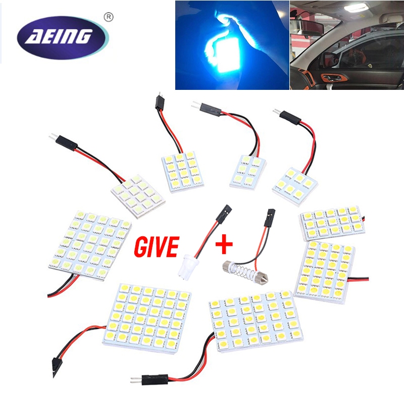 Car Panel Reading Map Lamp 5050 6 9 12 15 24 36 48 LED SMD Dome ...