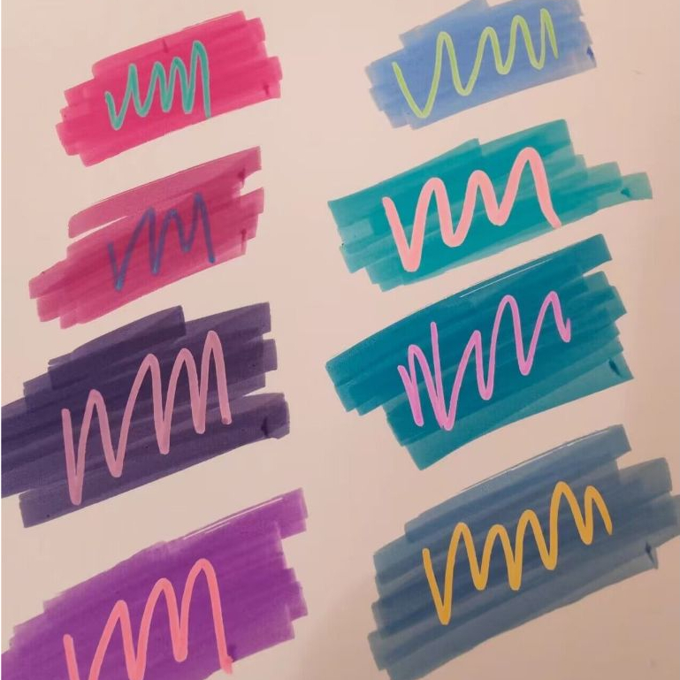 Ohaya 丨 Magic Stacking Color Highlighter 丨 Double-Headed Stacking Color ...