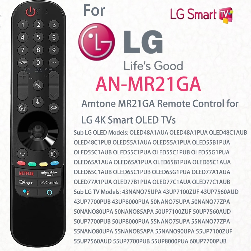 MR21GA for 2021 LG-Remote [NO Voice Magic Pointer Function] Replacement ...