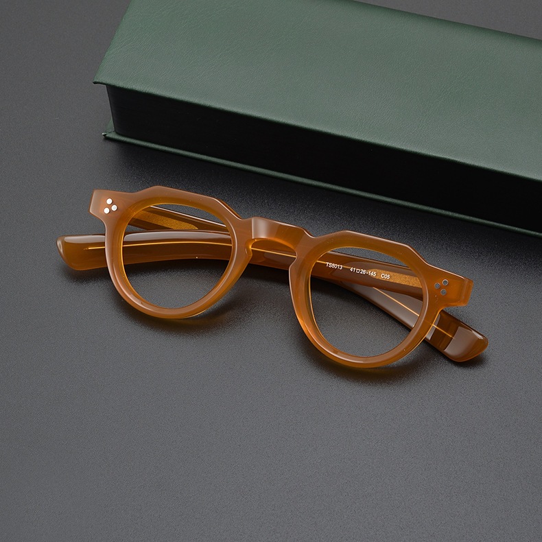 New Fashion Acetate Optical Glasses Frame Men Women Retro Art High