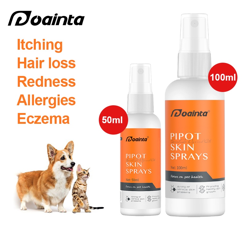 PUAINTA Antifungal Pipot Skin Spray For Dogs And Cat Skin Ringworm Anti ...