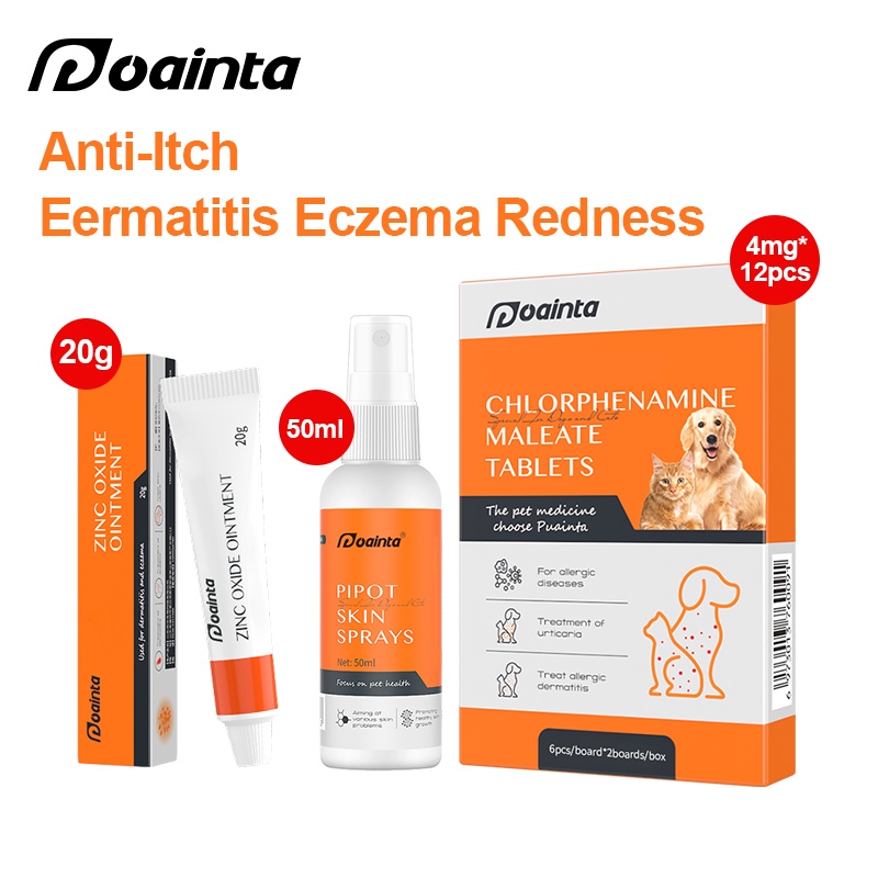 PUAINTA Antifungal Pipot Skin Spray For Dogs And Cat Skin Ringworm Anti ...