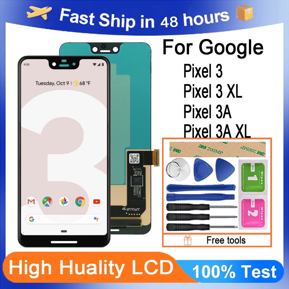 OLED For Google Pixel 3 3A 3XL 3A XL LCD Display Touch Screen Assembly ...