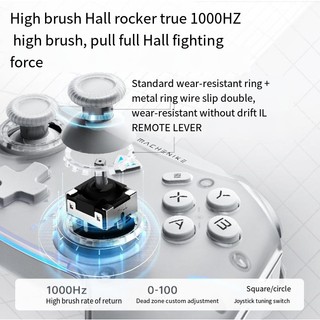 Machenike G5 Pro Max Wireless Game Board Controller Hall Linear Trigger ...