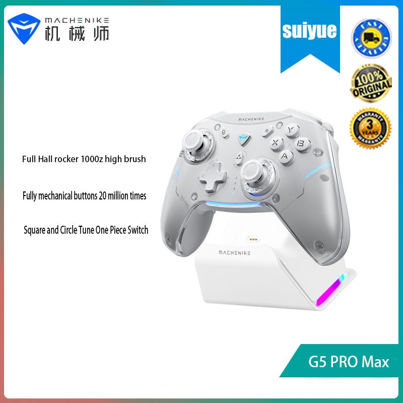Machenike G5 Pro Max Wireless Game Board Controller Hall Linear Trigger ...