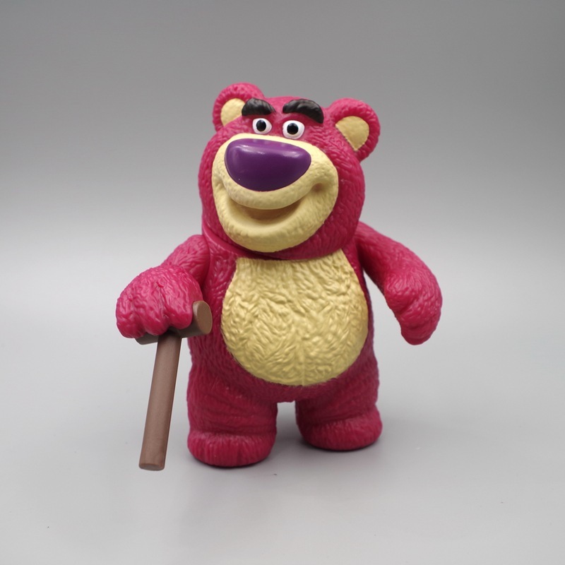 13.5cm Disney Anime Cartoon Toy Story 3 Lotso Walking Stick Strawberry ...