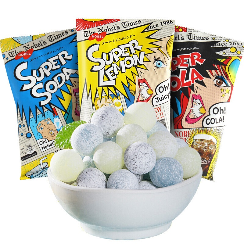 Japan Imported Snacks Nobel Nobel Screaming Super Sour lemon Candy ...