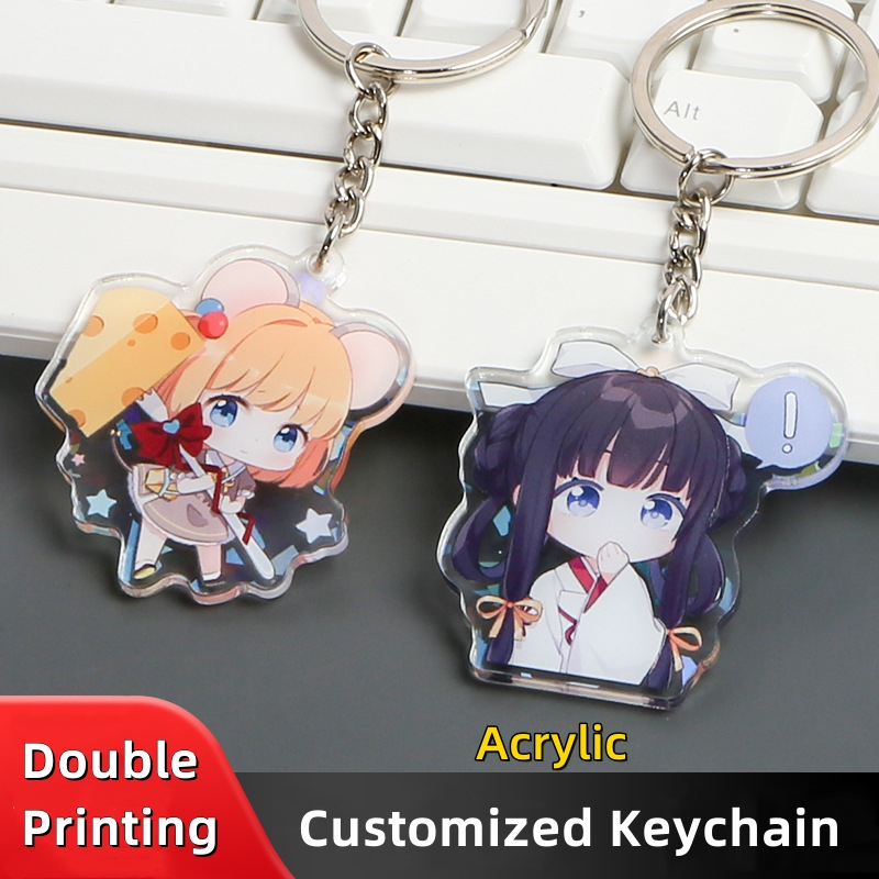 【double sided】customized keychain / acrylic keychain / keychain ...