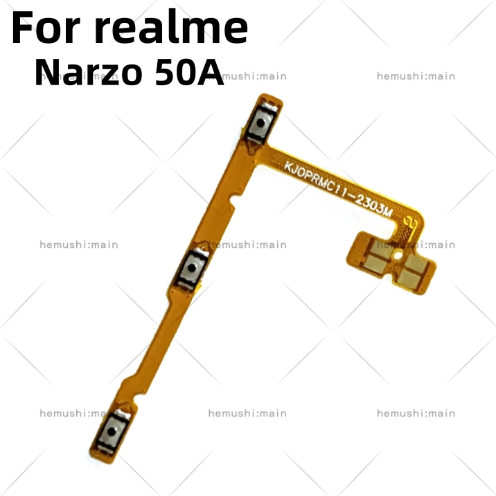on off Power switch volume button flex For realme Narzo 50A | Shopee Philippines