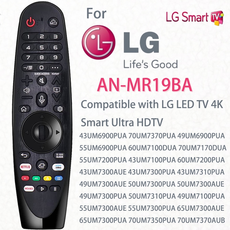 New AN-MR19BA Replaced Remote Control for 2019 Select LG Models W9 E9 ...