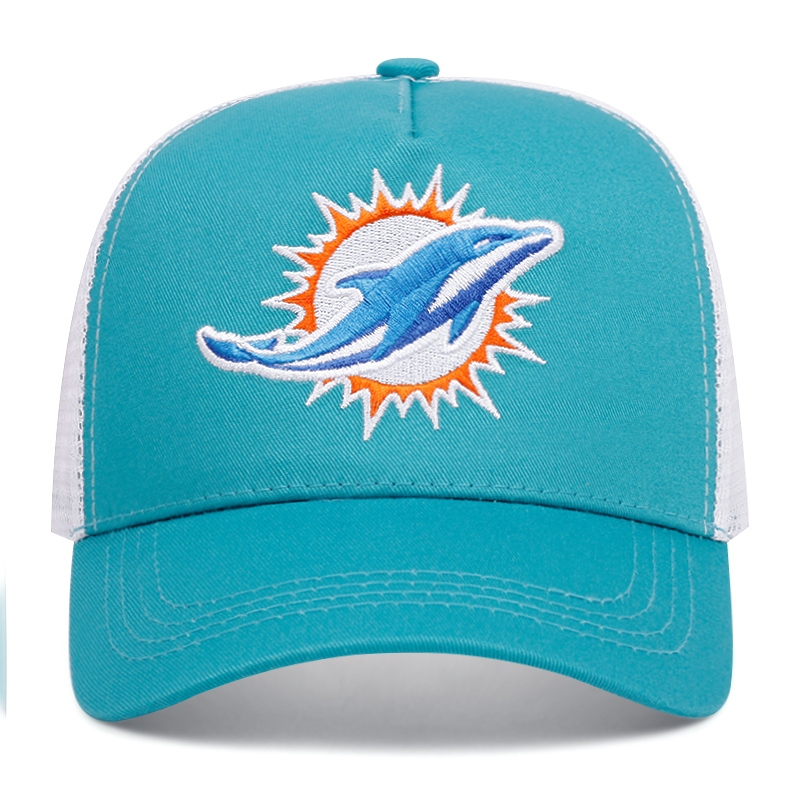 Dolphin embroidered cartoon baseball cap Men's Women's outdoor sports ...