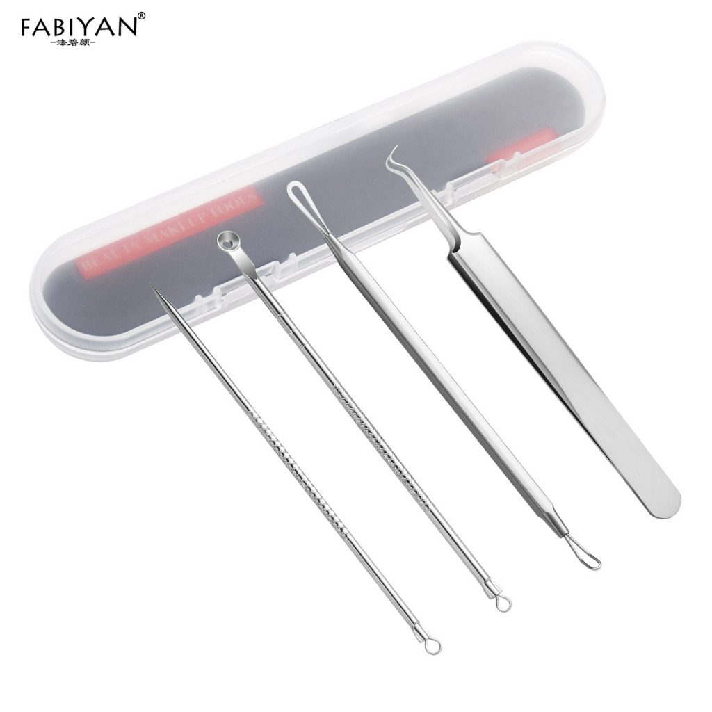 Stainless Steel Blackhead Acne Blemish Pimple Removal Kit Facial Care ...