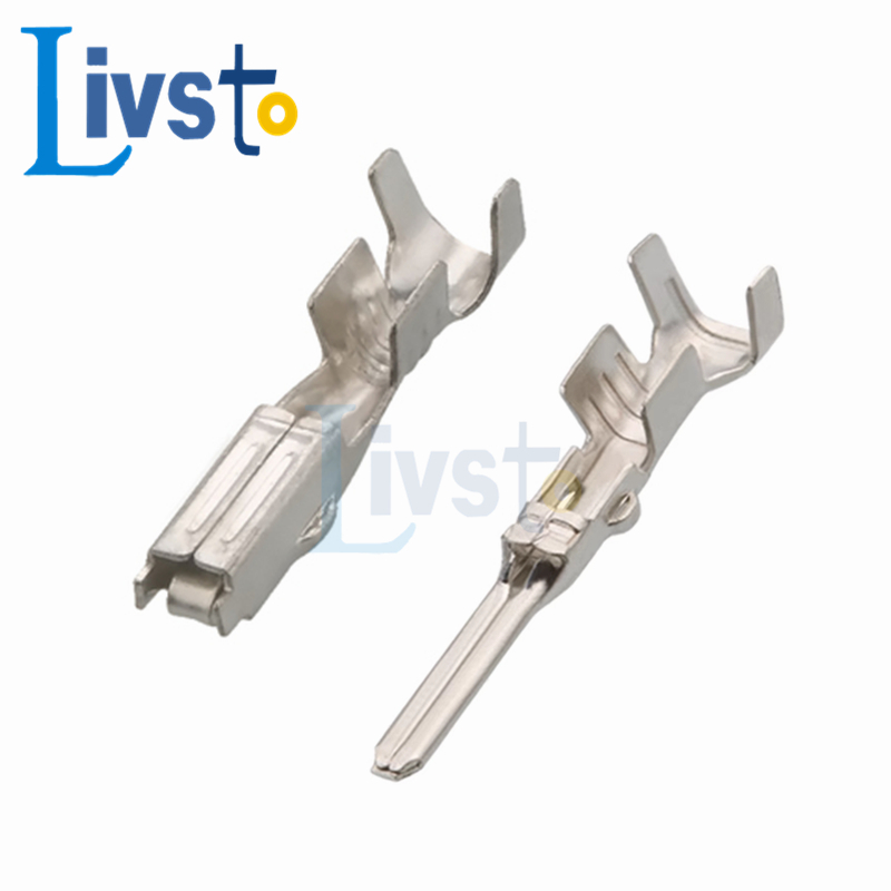 50 / 100 pcs auto crimp female male terminal 1.8 series connector pins ... 50 / 100 pcs auto crimp female male terminal 1.8 series connector pins ...
