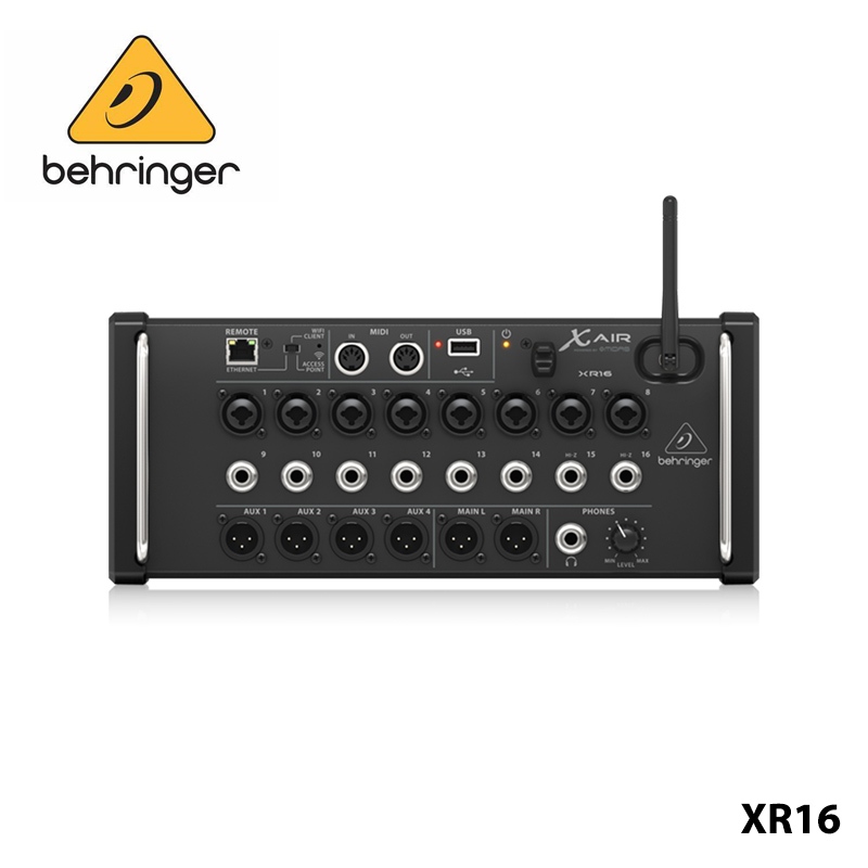 Behringer X Air XR16 16 Channel Digital Mixer with 8 Programmable Midas ...