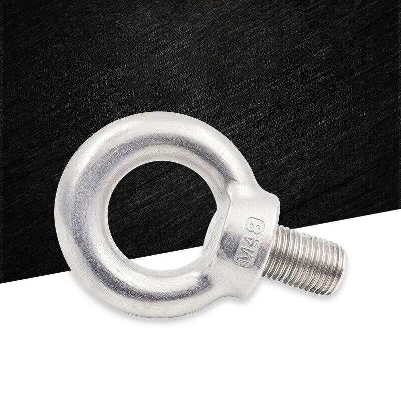 M20 M24 M30 M36 Lifting Eye Bolts Eye Screws With Nuts 304 Stainless ...