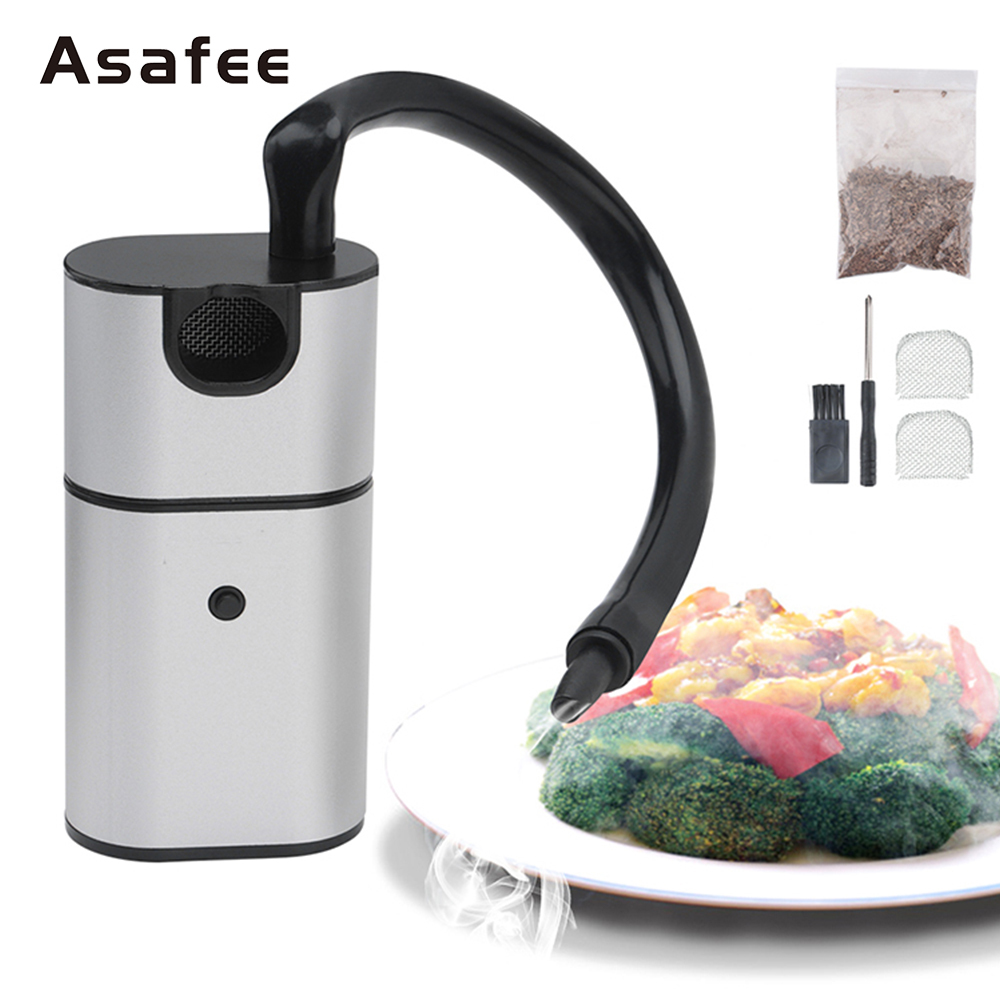 Asafee SK302 Smoker Portable Handheld Smoked Food Smoker Cooker with ...
