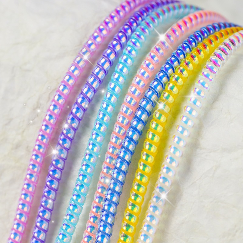 【Hot Sale】1.4M Cable Protector Colorful Spring Cord Winder Charging ...