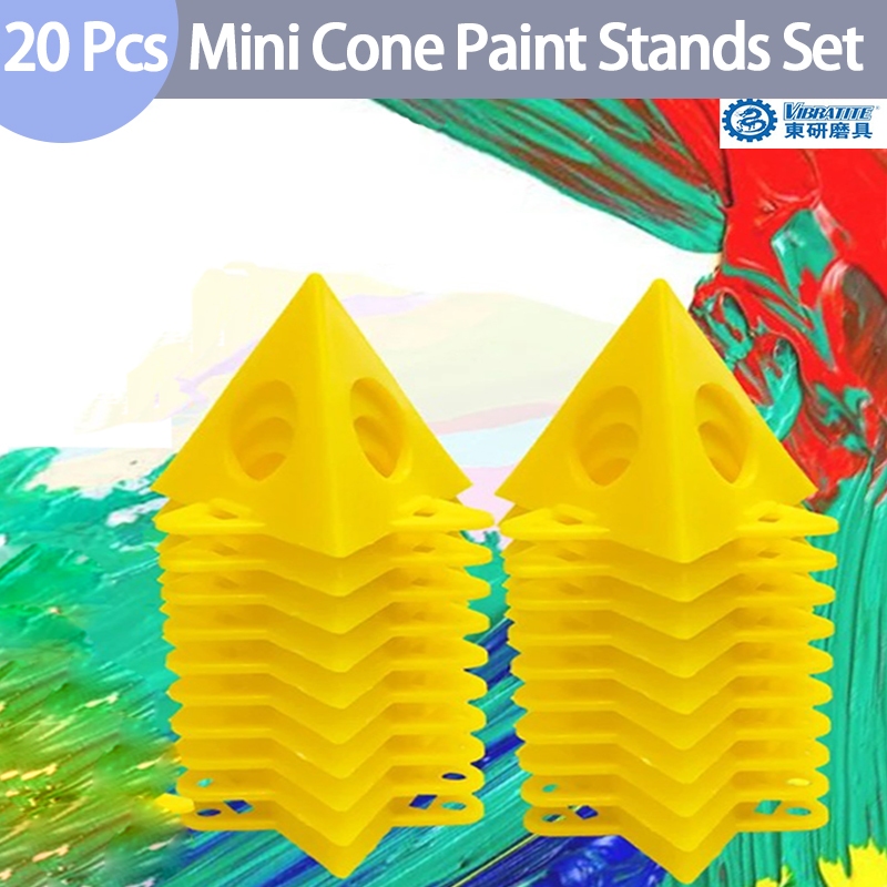 20 pcs Painter's Painting Stands, Mini Cone Paint Stands for Canvas and ...