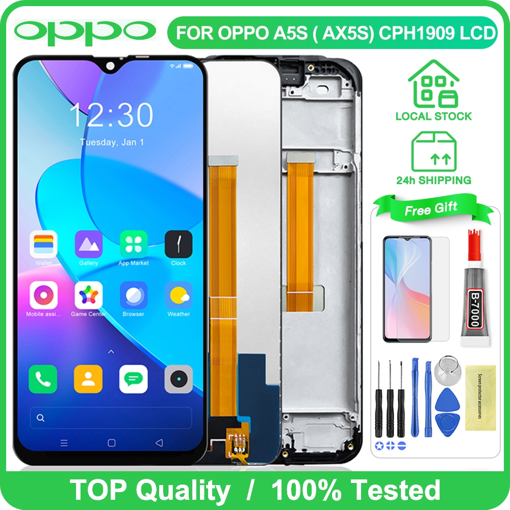 Original LCD With Frame For OPPO A5S CPH1909 AX5S / REALME 3 / OPPO A12 ...