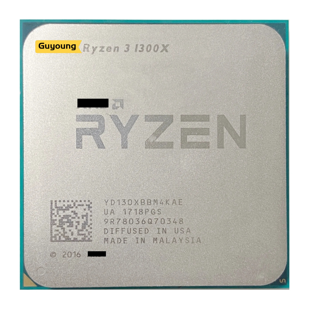 YZX Ryzen 3 1300X R3 1300X 3.5 GHz Quad-Core Quad-Thread CPU Processor ...