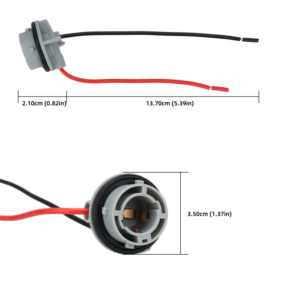 1PC Car Lamp Lights Bulb Socket T10 T20 1156 1157 BA15S BAY15D Brake ...