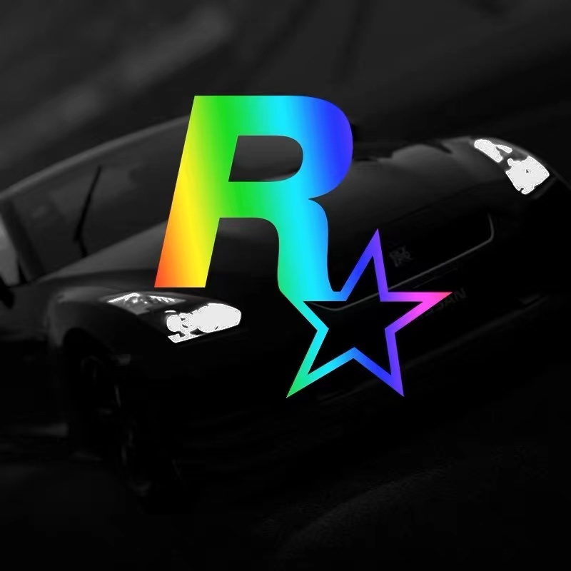 Laser Reflective Car Stickers Auto Body Decal Automobiles Styling ...