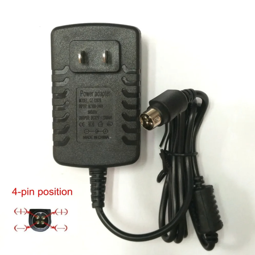 Adapter 12V 2A 1.5A 4 PIN Power Supply for Hikvision Video Recorder ...