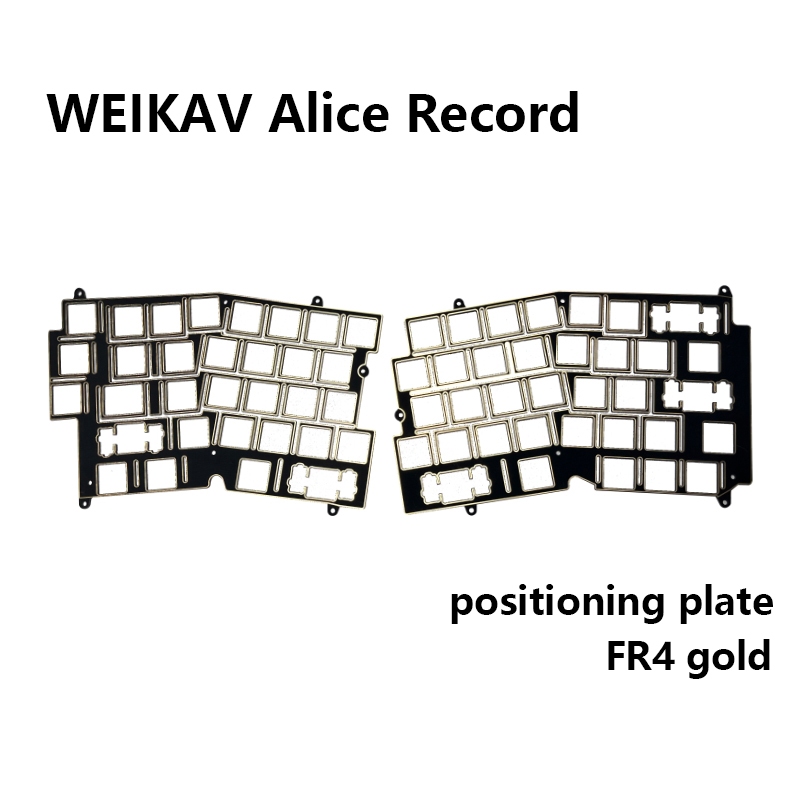 -LW- WEIKAV Record Alice Aluminum Alloy Mechanical Keyboard Positioning ...